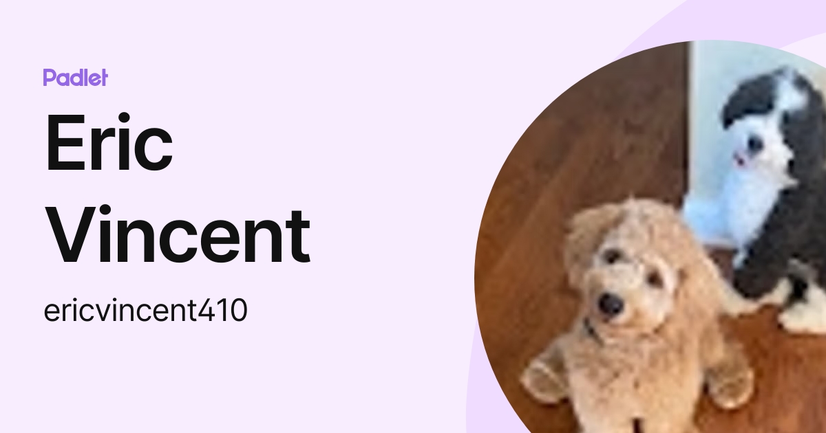 Eric Vincent (ericvincent410) profile | Padlet