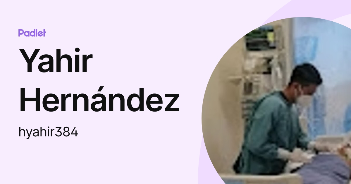 Yahir Hernández (hyahir384) profile | Padlet