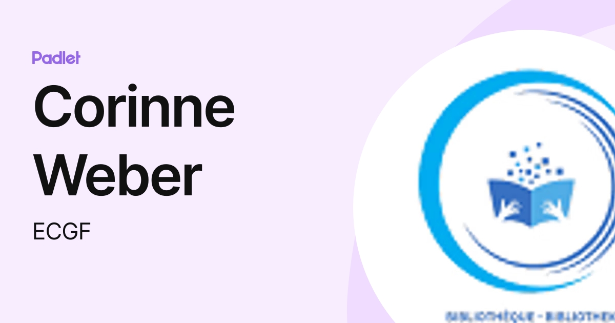 Corinne Weber (ECGF) profile | Padlet