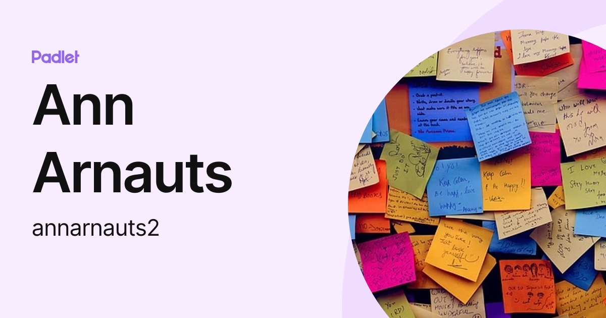 Ann Arnauts (annarnauts2) profile | Padlet