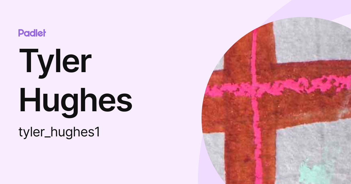 Tyler Hughes (tyler_hughes1) profile | Padlet