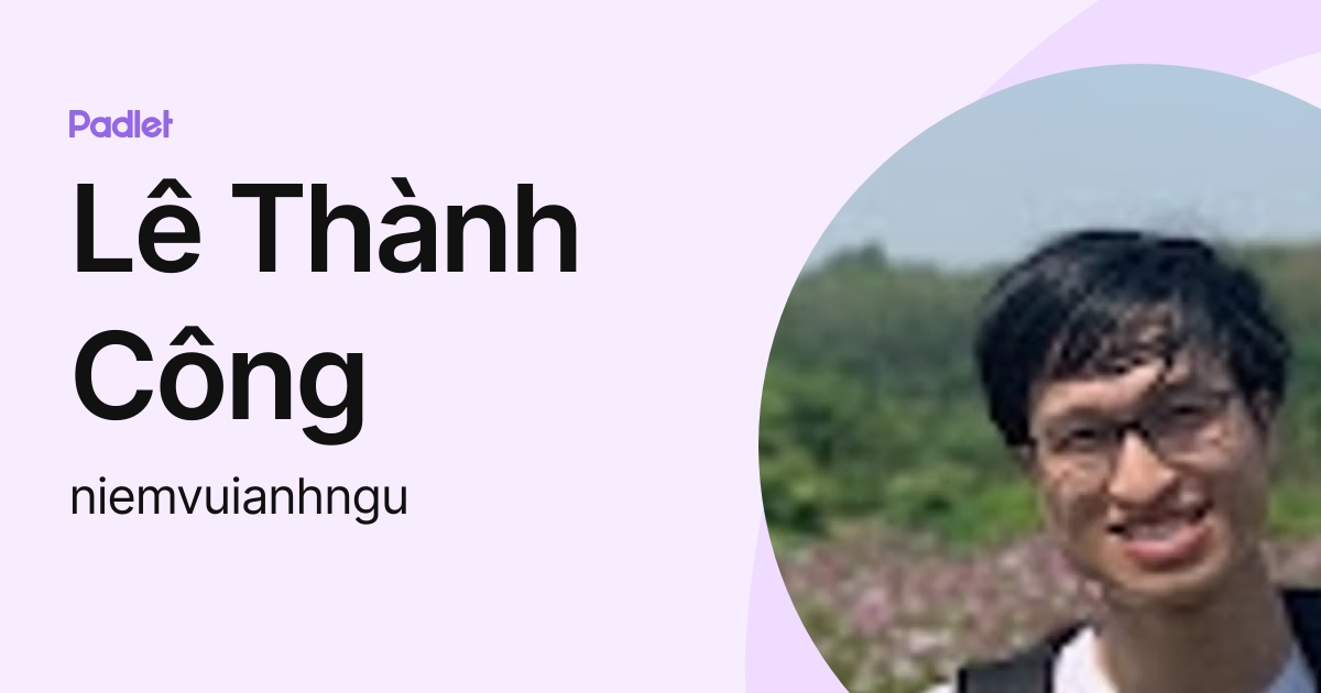 Jay Bridges (niemvuianhngu) profile | Padlet