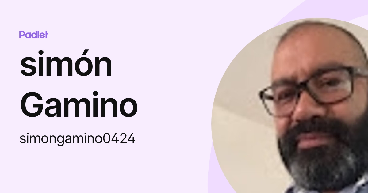 simón Gamino (simongamino0424) perfil | Padlet