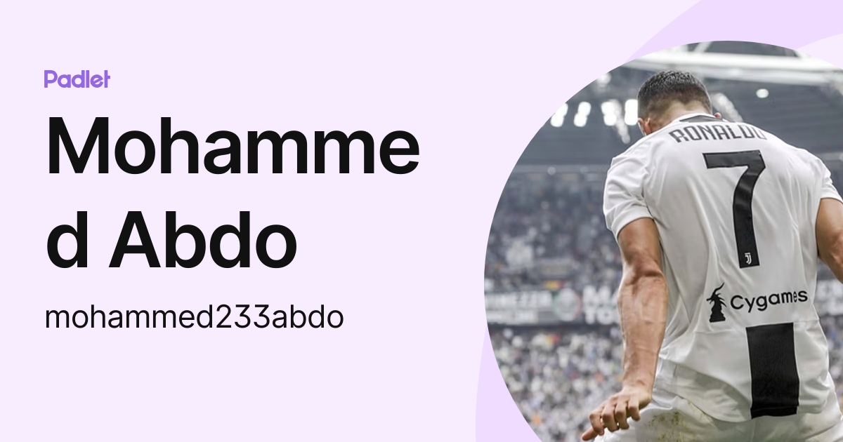 Mohammed Abdo (mohammed233abdo) profile | Padlet