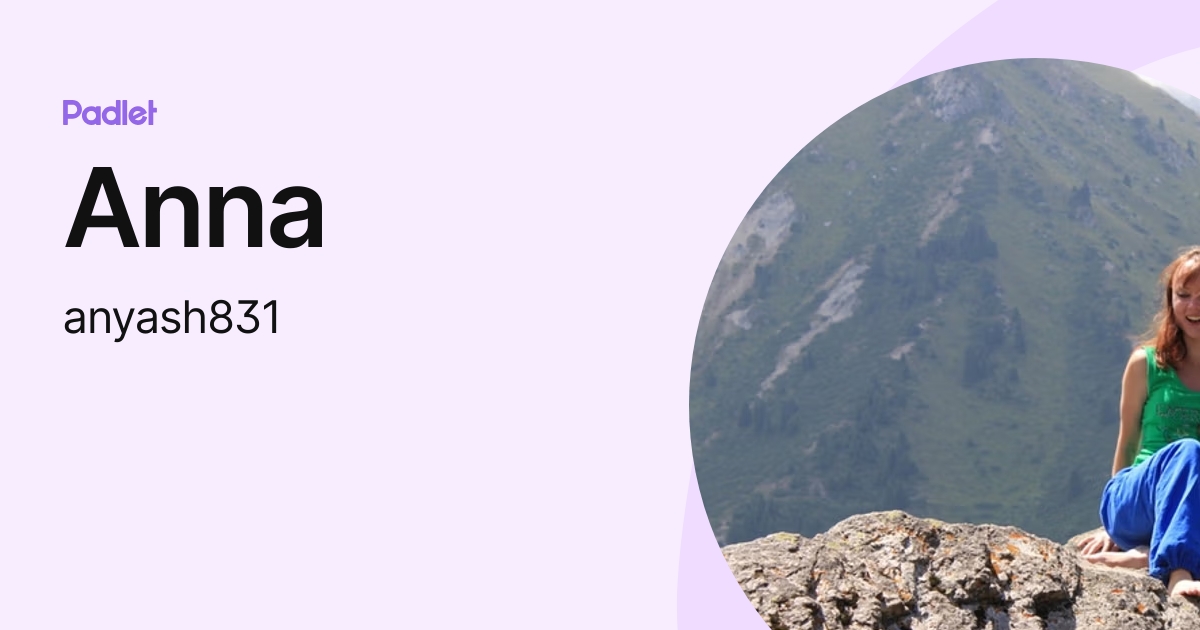 Anna (anyash831) profile | Padlet