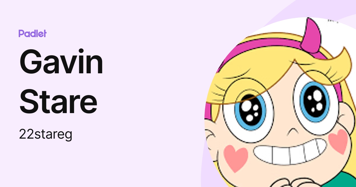 Gavin Stare (22stareg) profile | Padlet