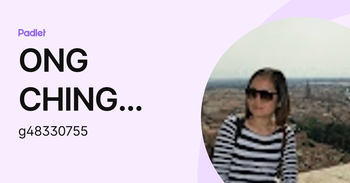 ONG CHING CHING @ WINNIE Moe (g48330755) profile | Padlet