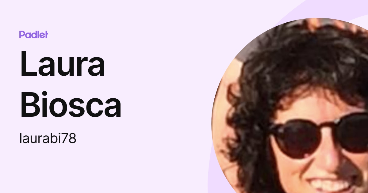 Laura Biosca (laurabi78) profile | Padlet