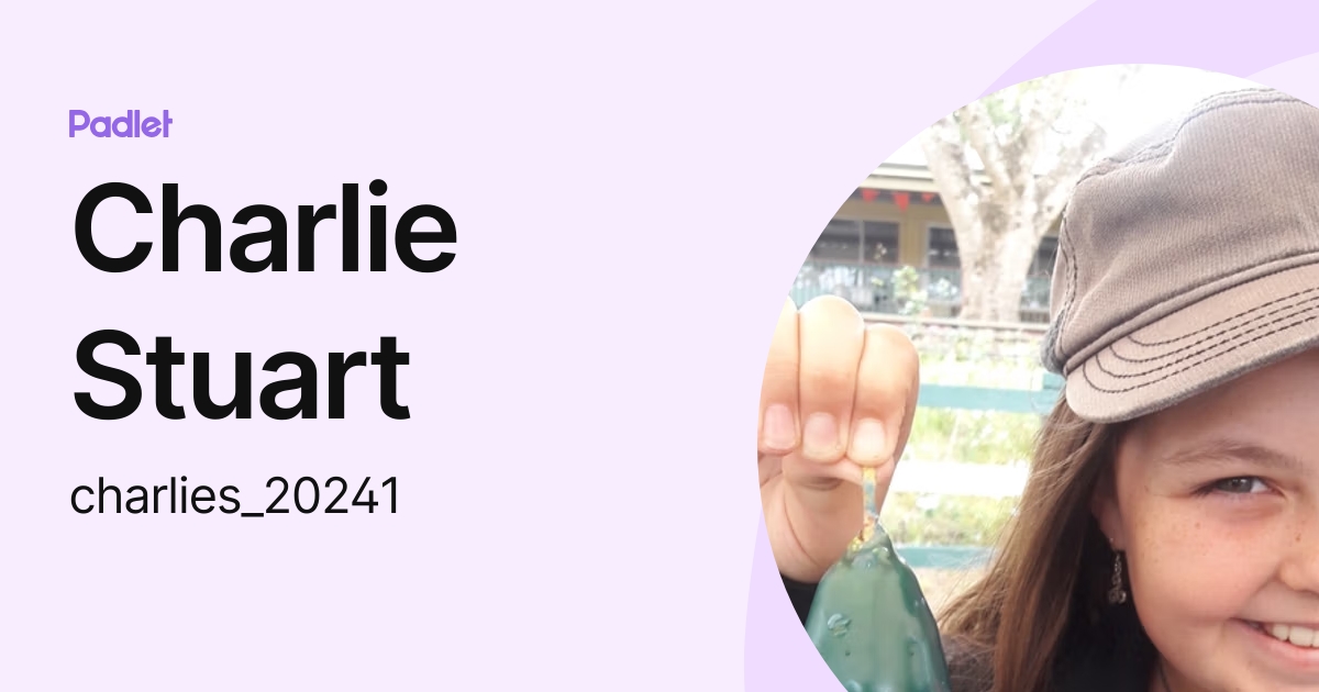 Charlie Stuart (charlies_20241) profile | Padlet