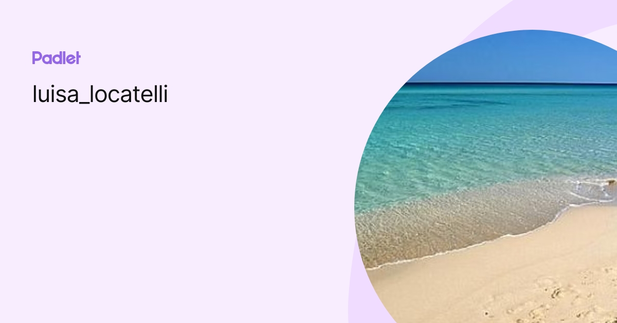 luisa_locatelli profile | Padlet