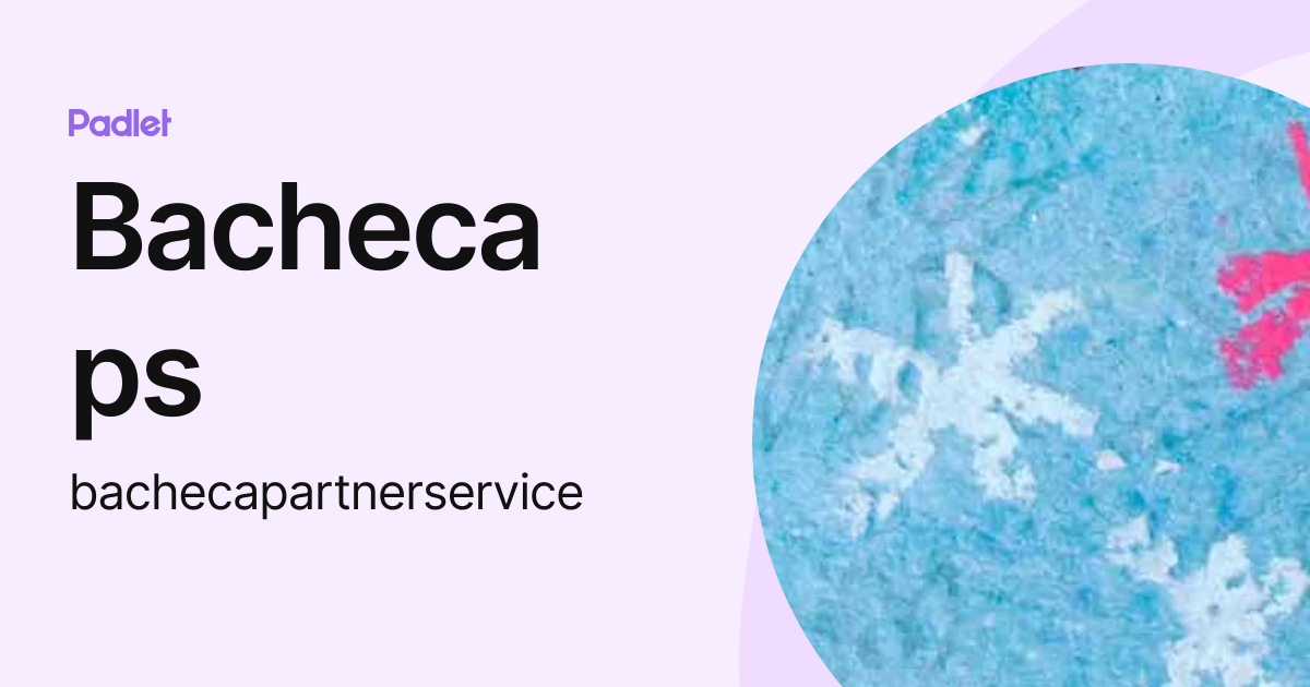 Bacheca ps (bachecapartnerservice) profile | Padlet