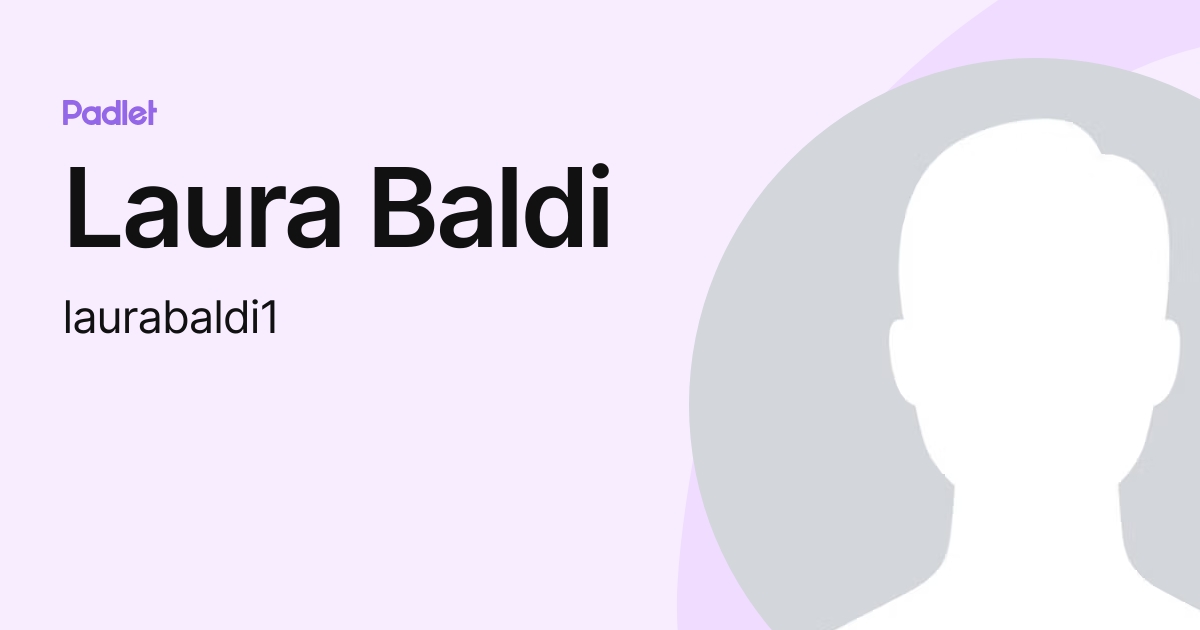Laura Baldi (laurabaldi1) profile | Padlet