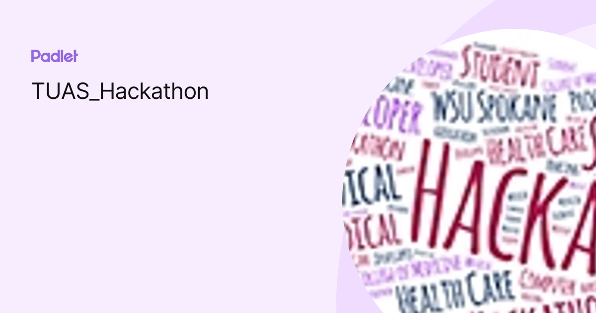 TUAS_Hackathon profile | Padlet