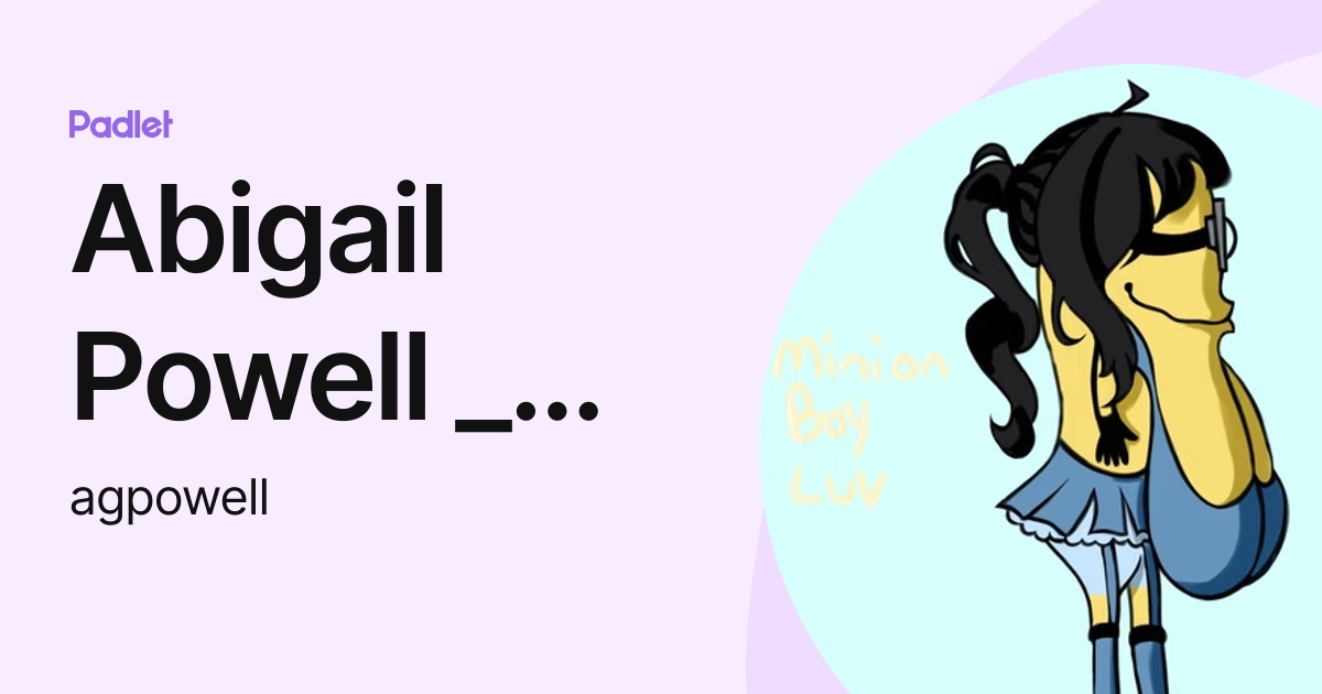 Abigail Powell _ Student - VanceES (agpowell) profile | Padlet
