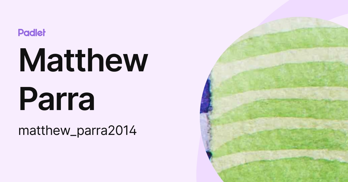 Matthew Parra (matthew_parra2014) profile | Padlet