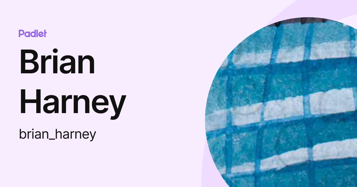 Brian Harney (brian_harney) profile | Padlet