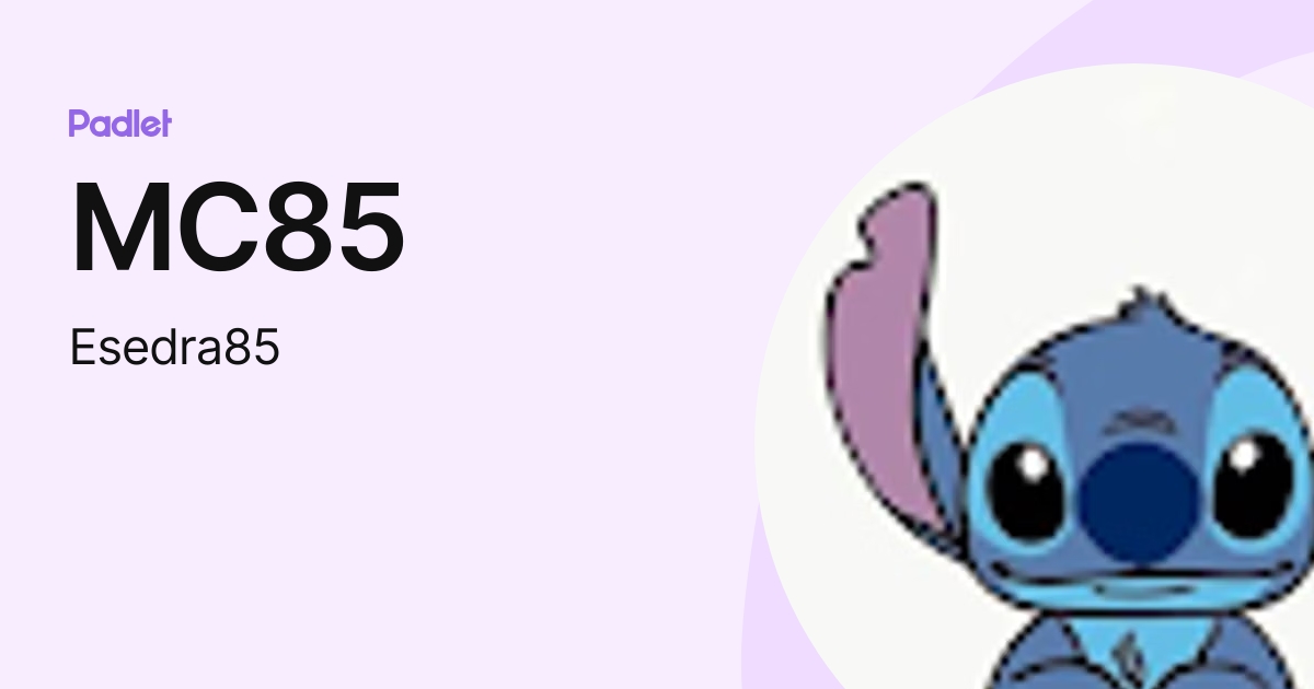 MC85 (Esedra85) profile | Padlet