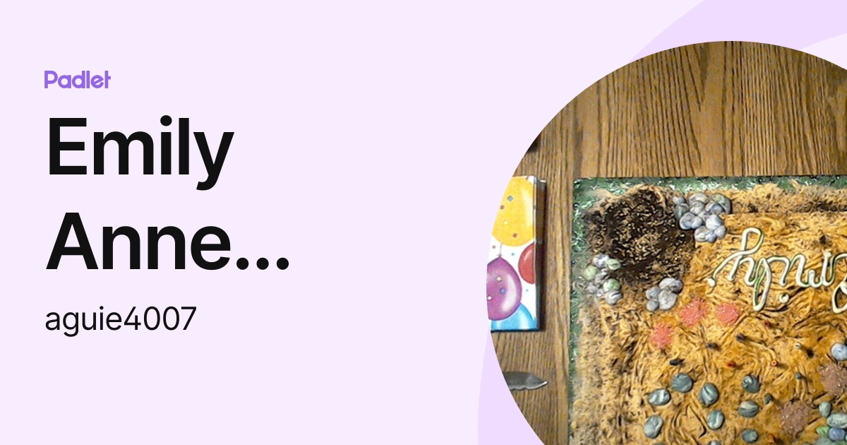 Emily Anne Aguiar (aguie4007) profile | Padlet