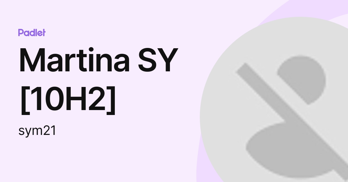 Martina SY [10H2] (sym21) profile | Padlet