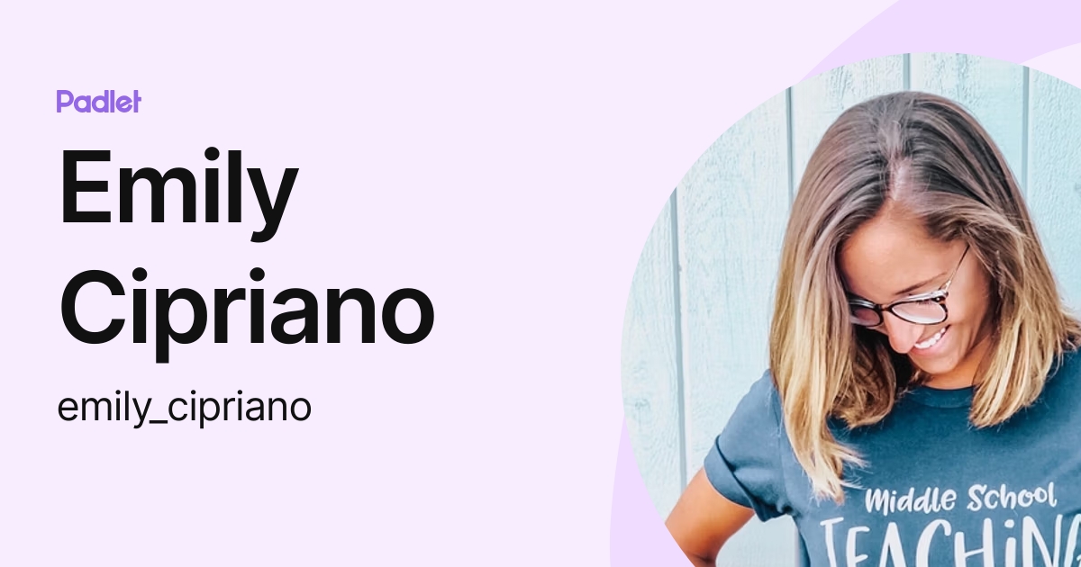 Emily Cipriano (emily_cipriano) profile | Padlet