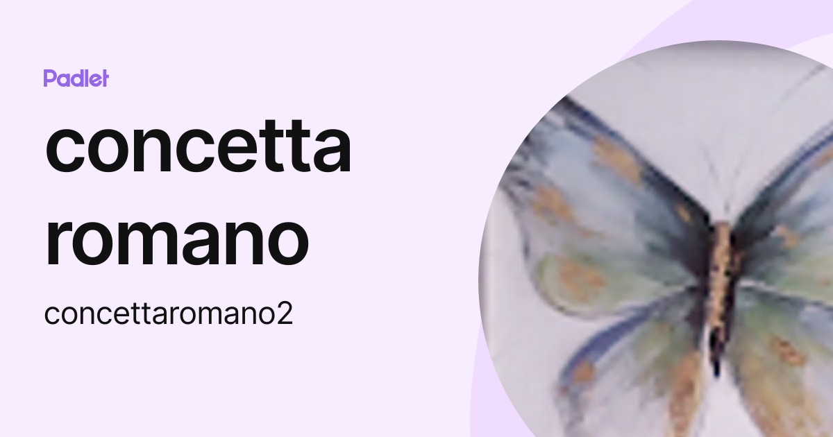 concetta romano (concettaromano2) profile | Padlet