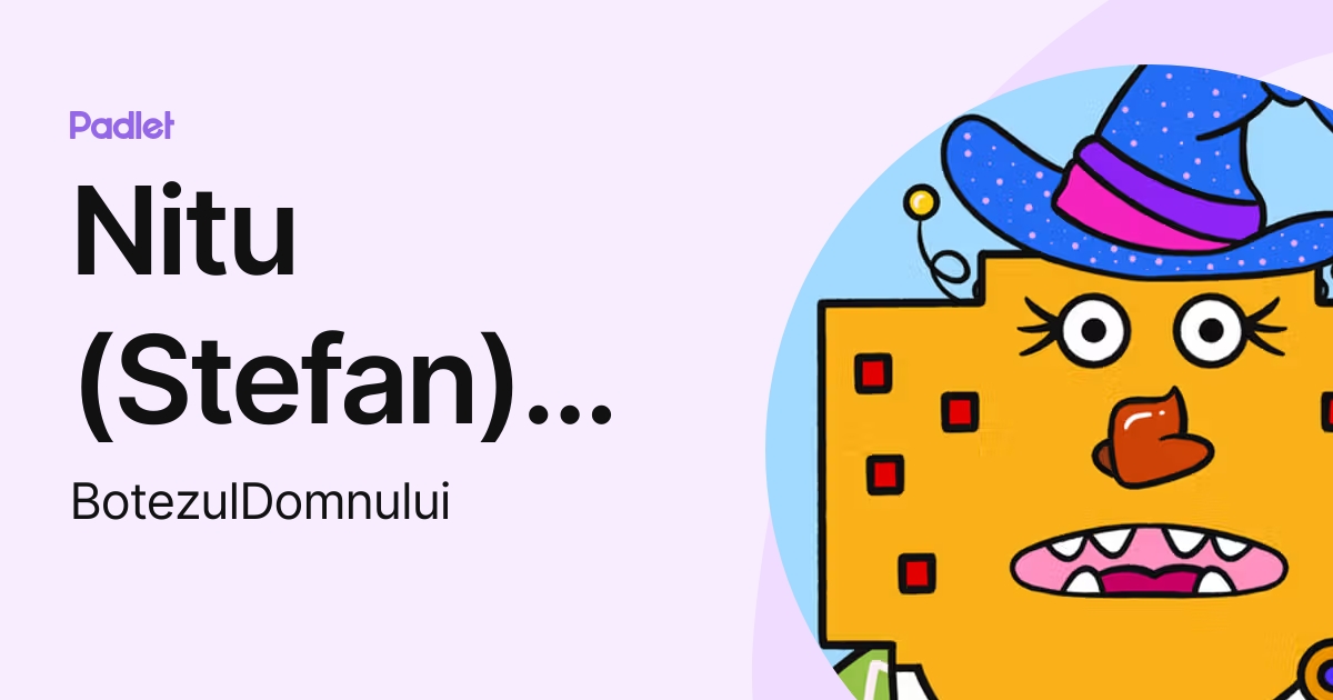Nitu (Stefan) Luminta silvia (BotezulDomnului) profile | Padlet