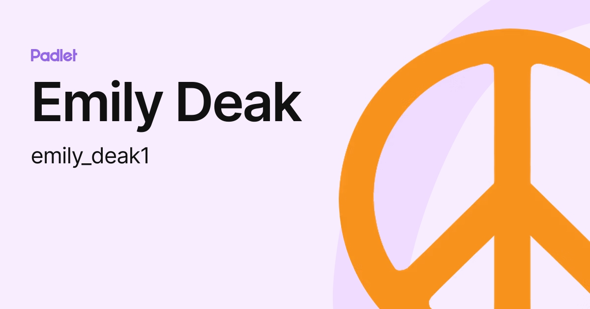 Emily Deak (emily_deak1) profile | Padlet