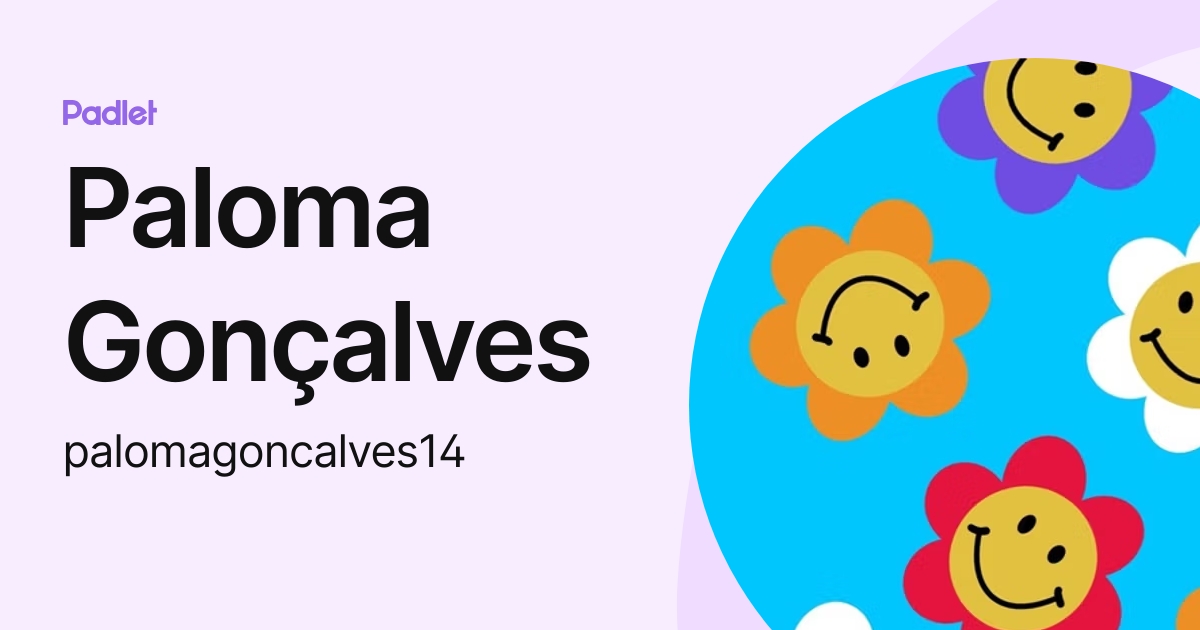 Paloma Gonçalves (palomagoncalves14) profile | Padlet