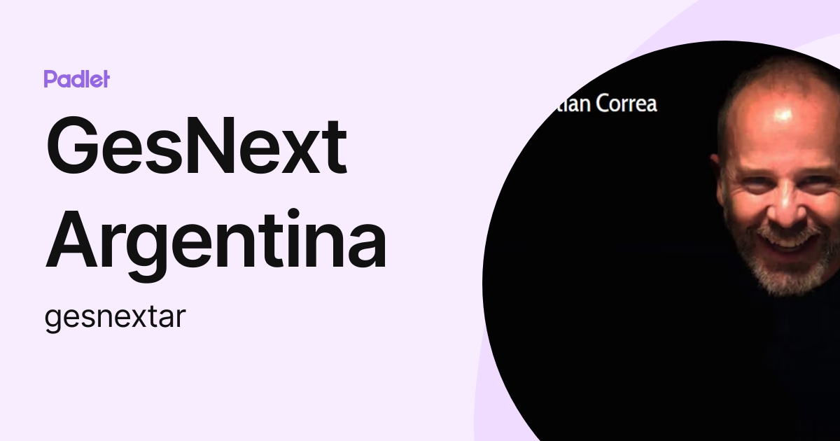 GesNext Argentina (gesnextar) profile | Padlet