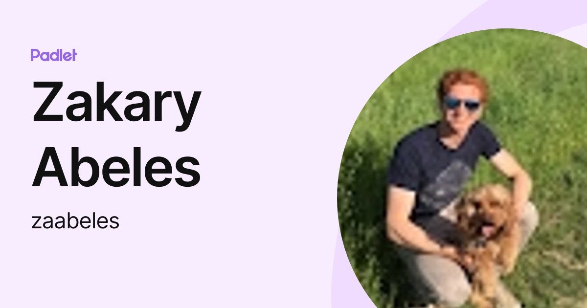 Zakary Abeles (zaabeles) profile | Padlet