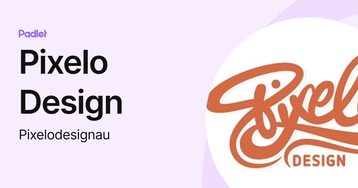 Pixelo Design (Pixelodesignau) profile | Padlet