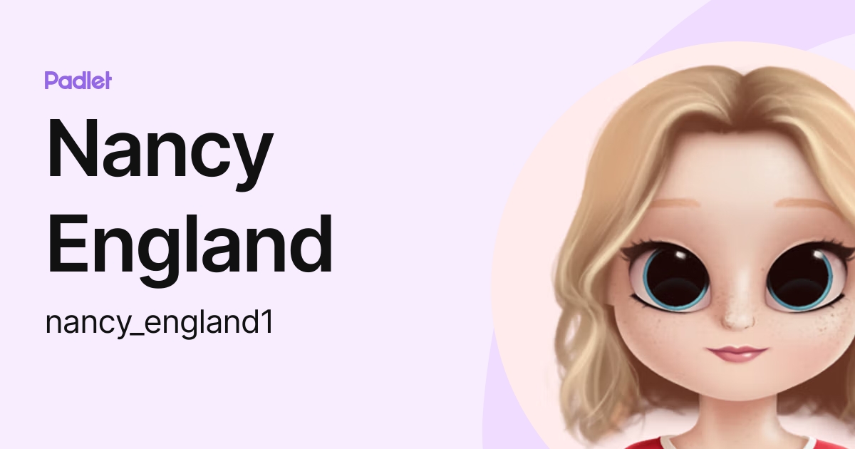 Nancy England (nancy_england1) profile | Padlet
