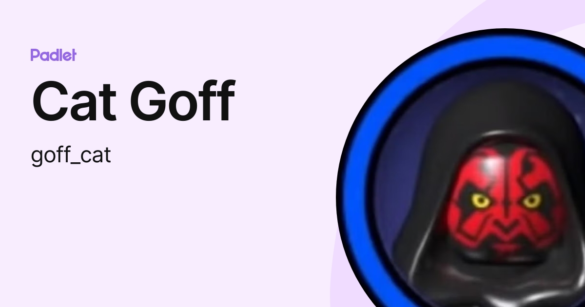 Cat Goff (goff_cat) profile | Padlet