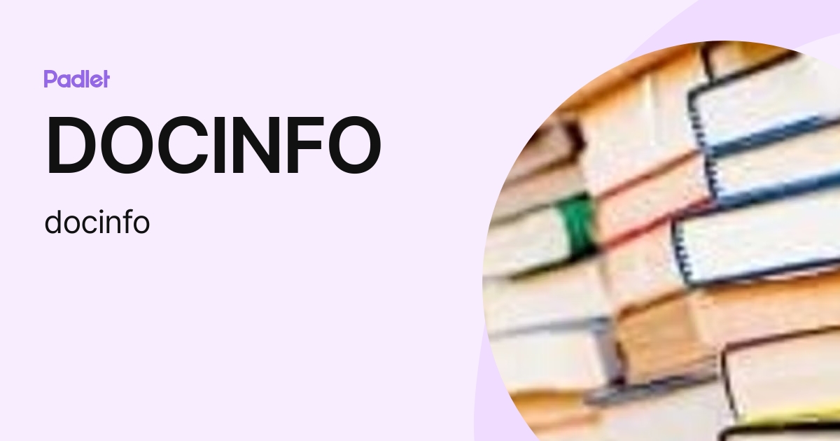 DOCINFO (docinfo) profile | Padlet