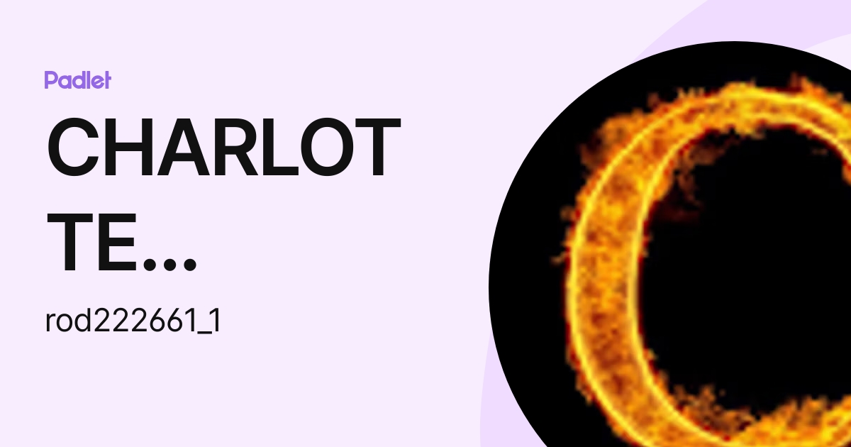 CHARLOTTE RODGERS (rod22266) profile | Padlet