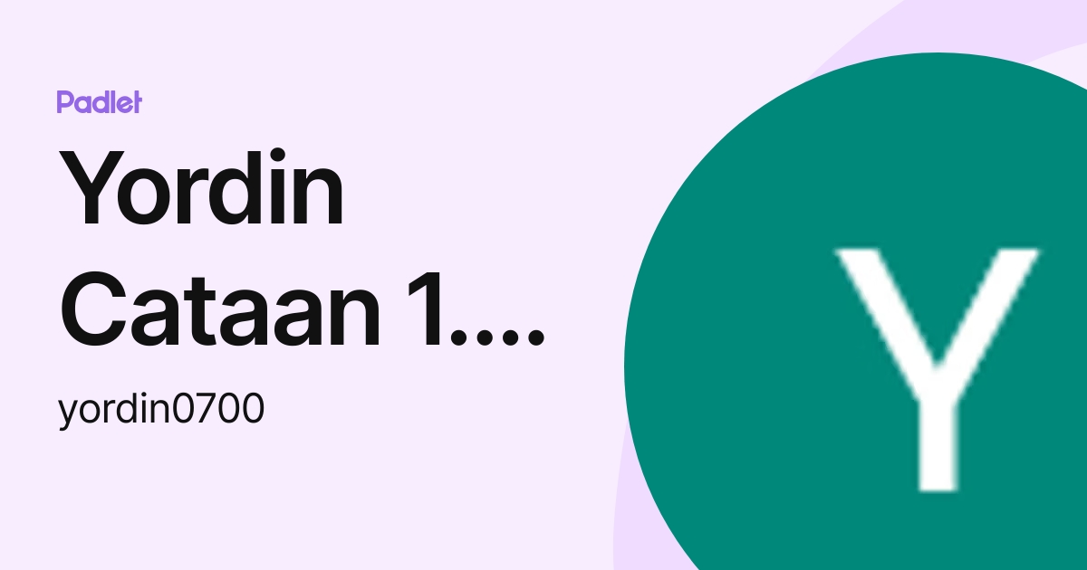 Yordin Cataan 1.o sec A catalan Jerez 1.o sec A (yordin0700) profile ...