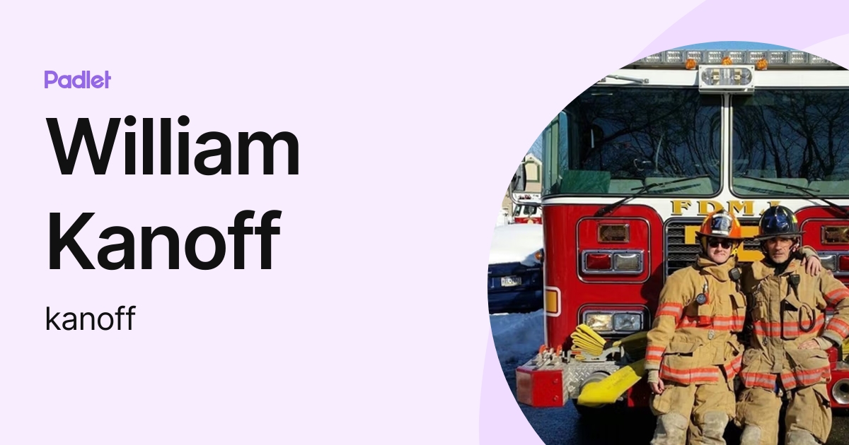 William Kanoff (kanoff) profile | Padlet
