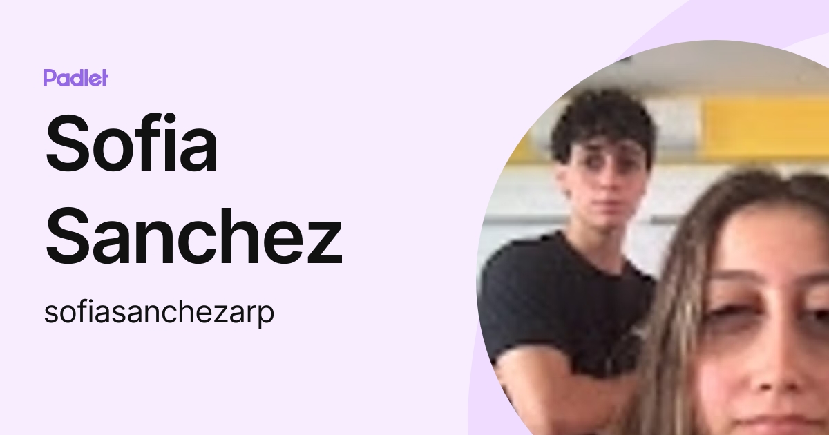 Sofia Sanchez (sofiasanchezarp) profile | Padlet