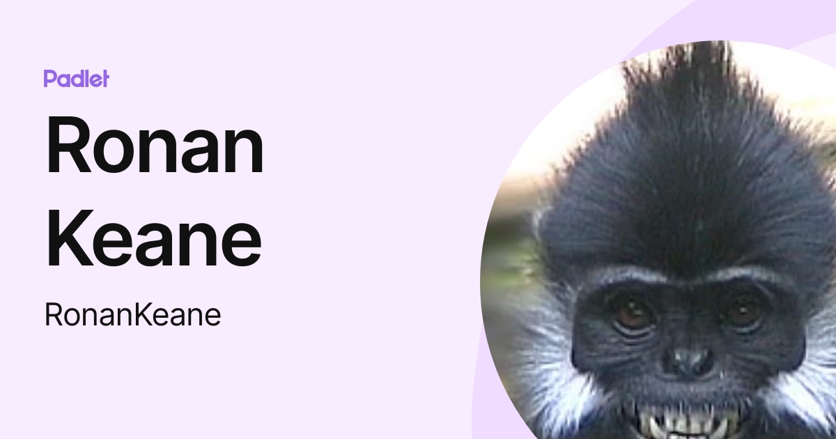 Ronan Keane (RonanKeane) profile | Padlet