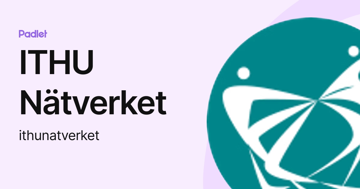 ITHU Nätverket (ithunatverket) profile | Padlet