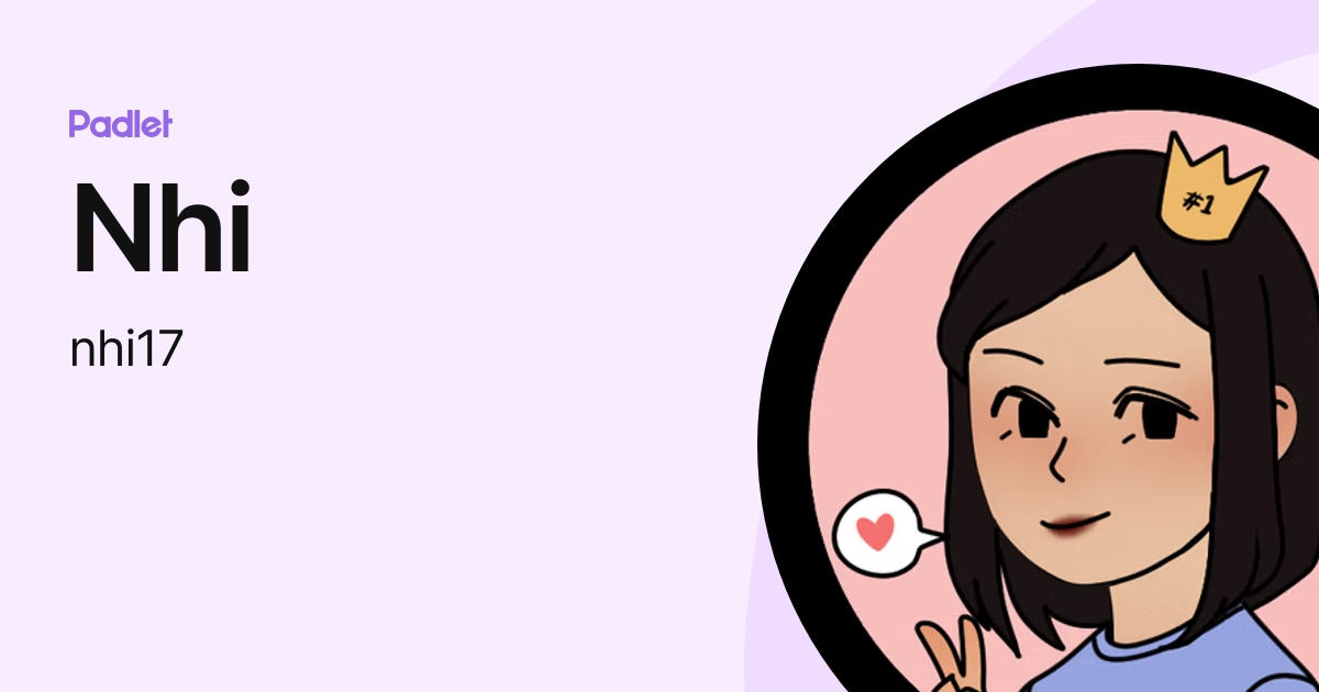 Nhi (nhi17) profile | Padlet