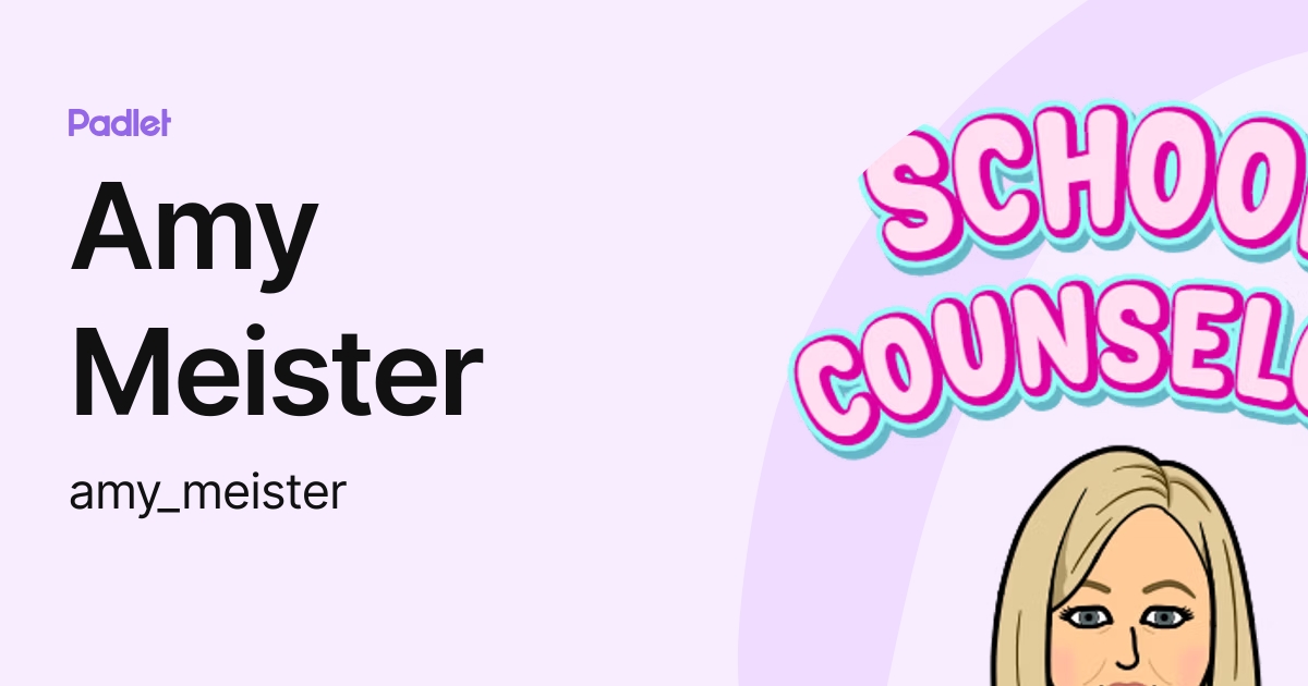 Amy Meister (amy_meister) profile | Padlet