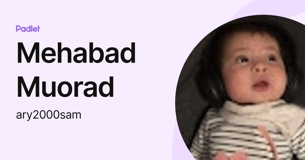 Mehabad Muorad (ary2000sam) profile | Padlet
