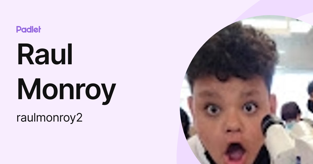 Raul Monroy (raulmonroy2) profile | Padlet