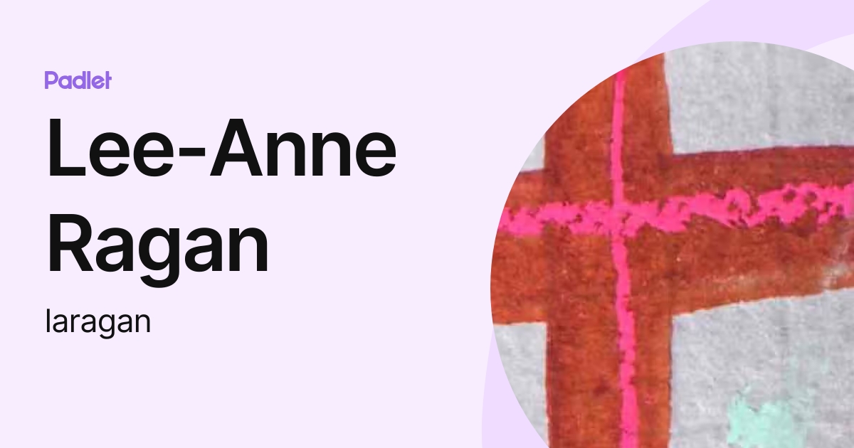 Lee-Anne Ragan (laragan) profile | Padlet