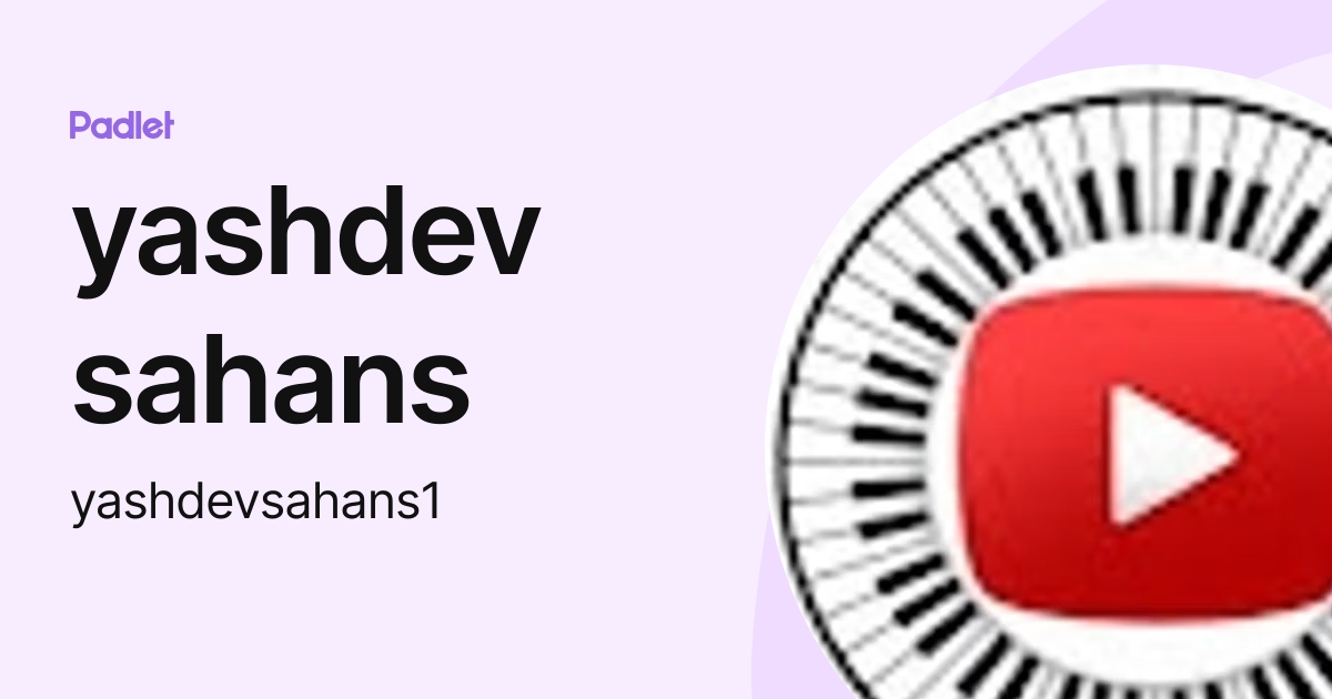 yashdev sahans (yashdevsahans1) profile | Padlet