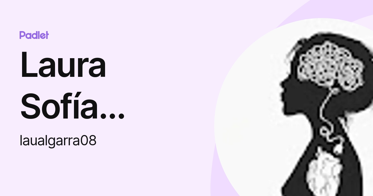 Laura Sofía Algarra Salgado (laualgarra08) profile | Padlet