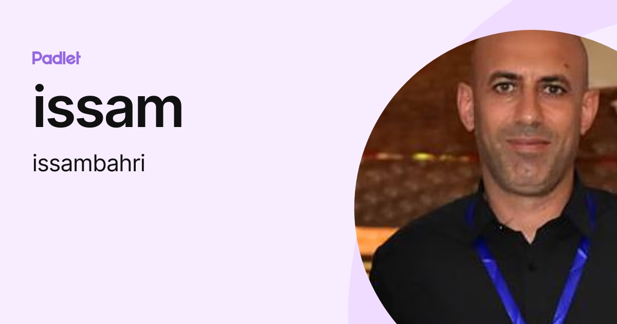 issam (issambahri) profile | Padlet