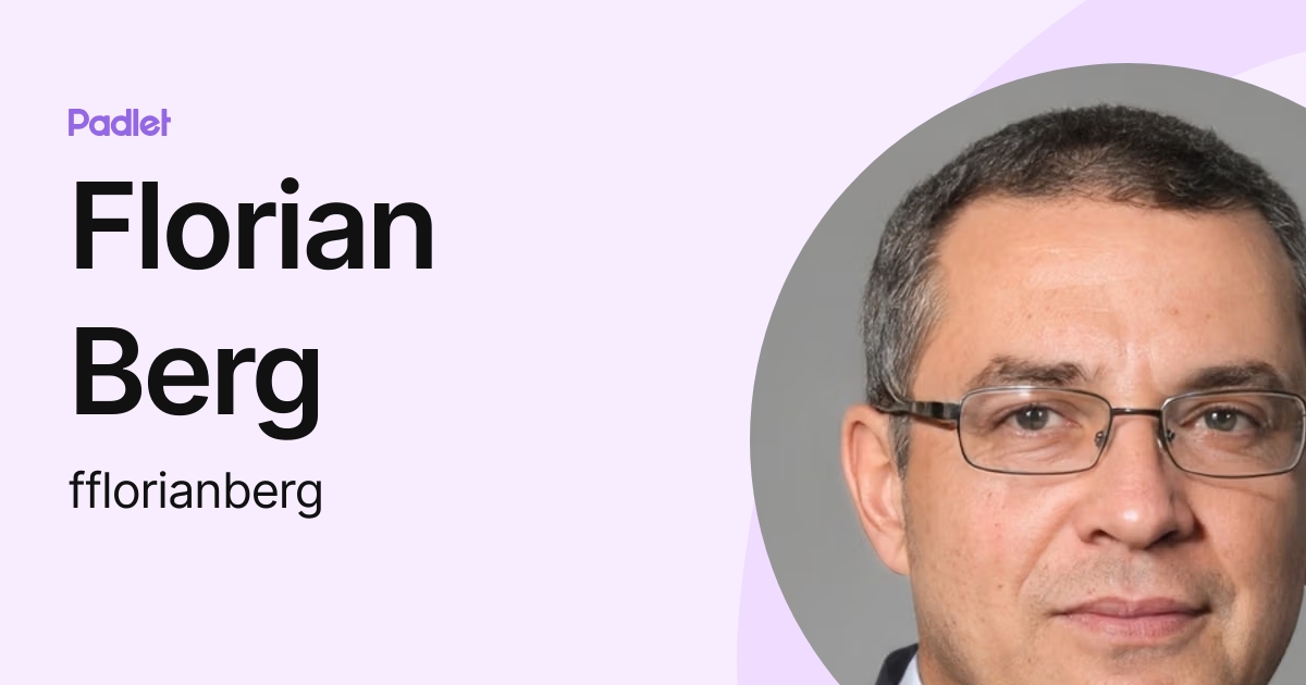 Florian Berg (fflorianberg) profile | Padlet