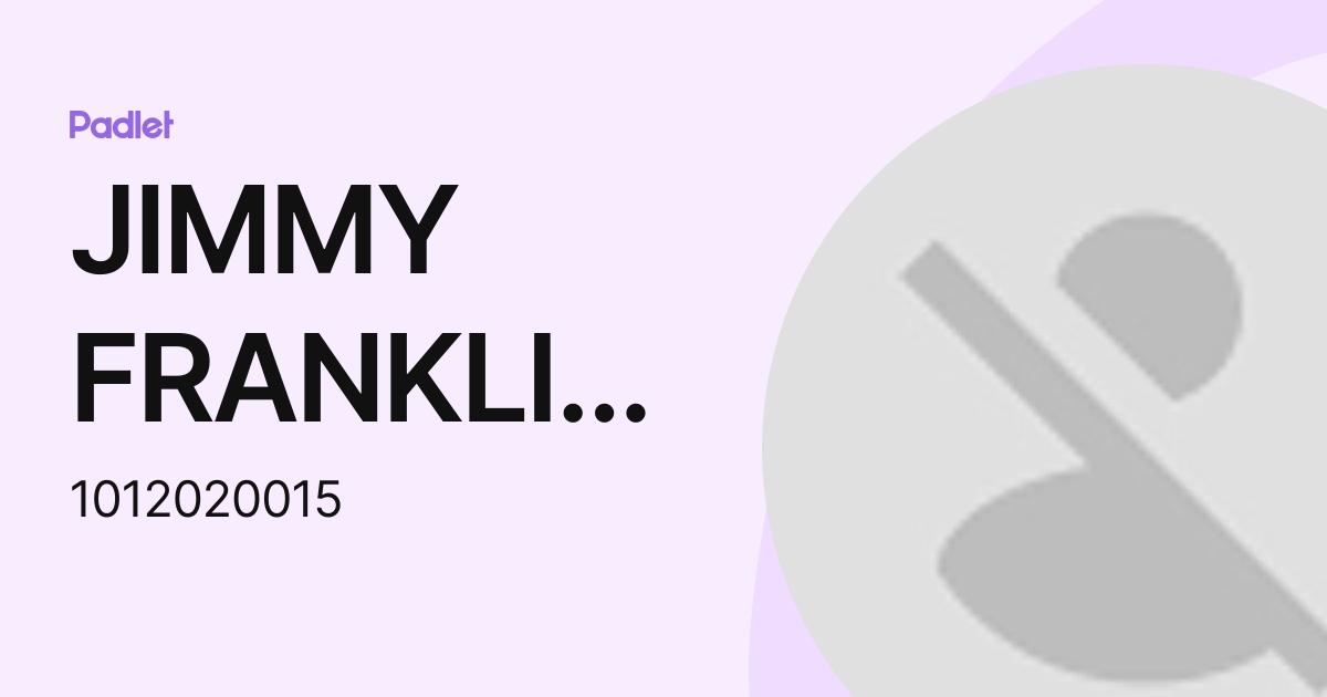 JIMMY FRANKLIN BERNAL DOMINGUEZ (1012020015) profile | Padlet